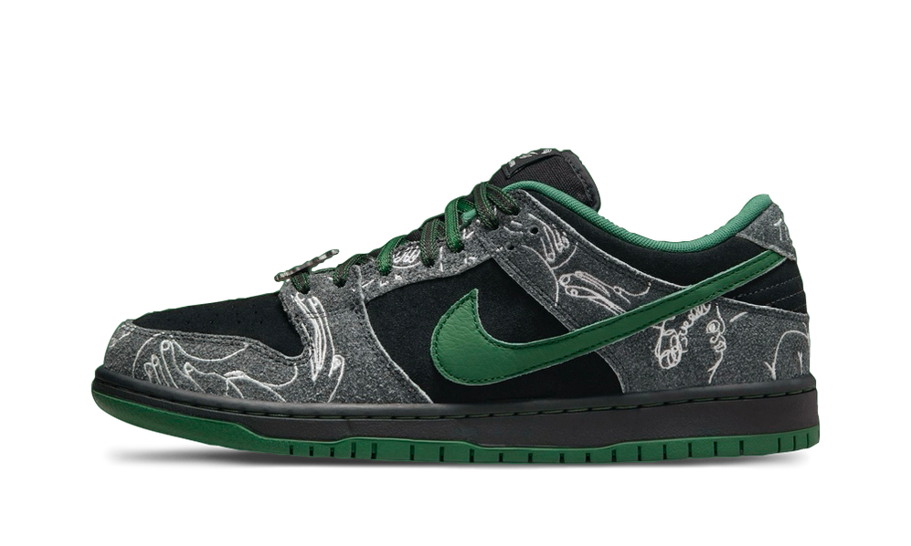 Nike Dunk Low SB Albino & Preto - Outsole